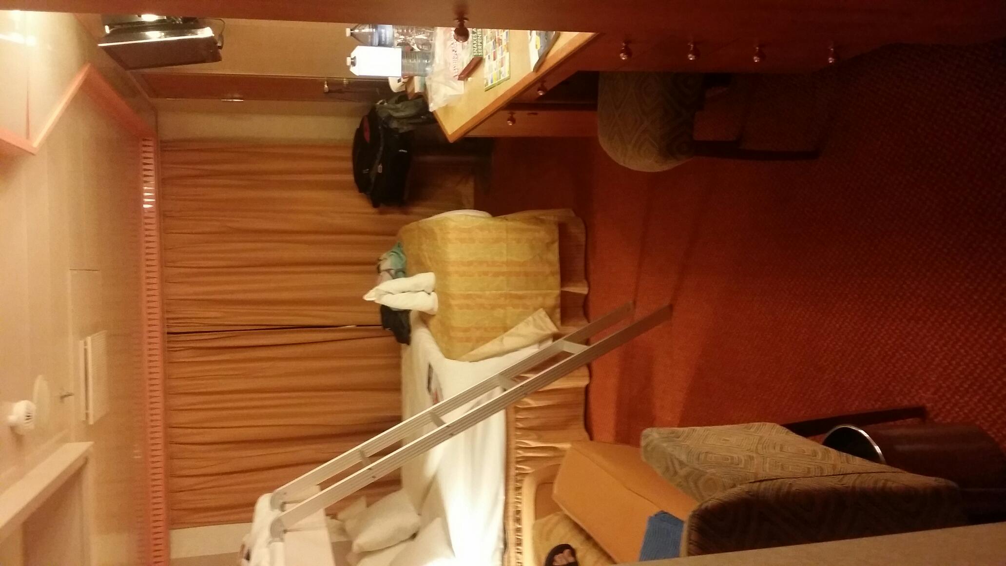 Oceanview Stateroom, Cabin Category 6B, Carnival Splendor