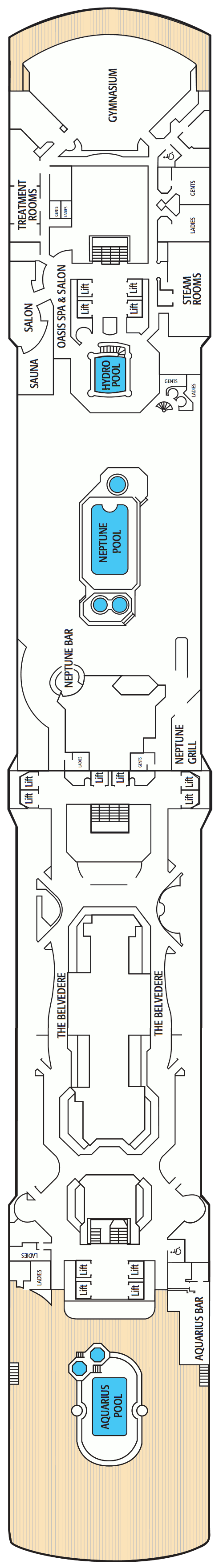 Arcadia Deck Plans