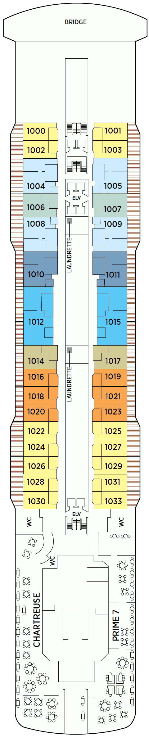 Seven Seas Explorer Deck Plans