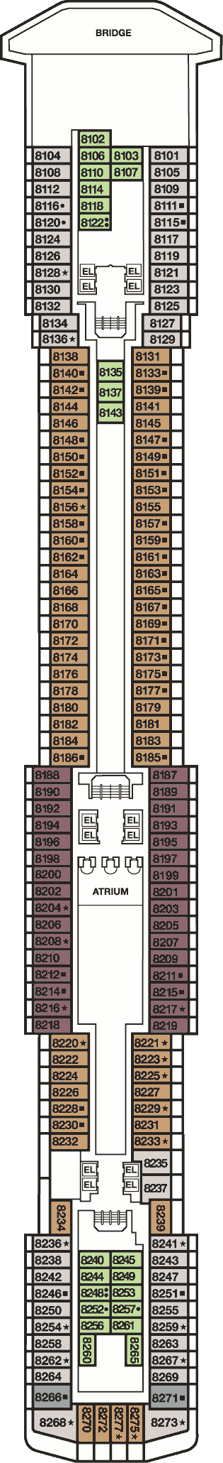 Carnival Spirit Deck Plans