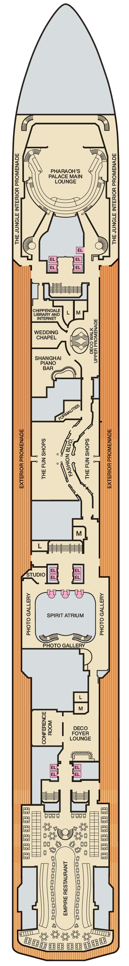 Carnival Spirit Deck Plans