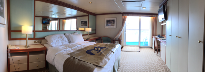 Balcony Cabin B618 on Coral Princess, Category BB