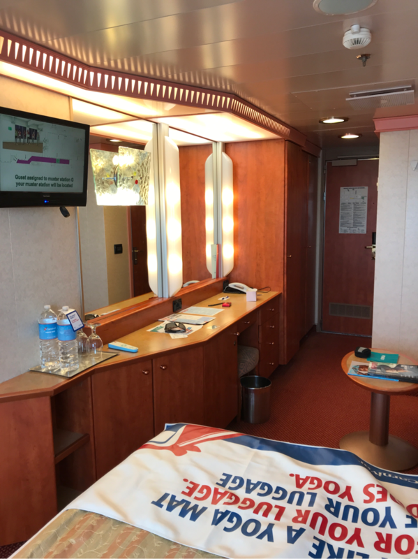 Balcony Cabin 7265 on Carnival Splendor, Category 8B