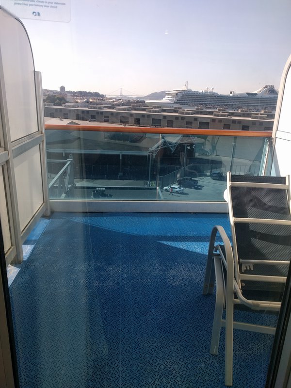 Balcony Cabin C102 on Grand Princess, Category T3