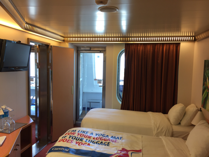 Balcony Cabin 2314 on Carnival Magic, Category 7C