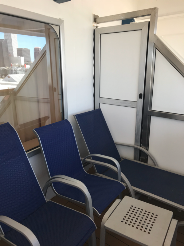 Balcony Cabin 9479 on Carnival Dream, Category 8N