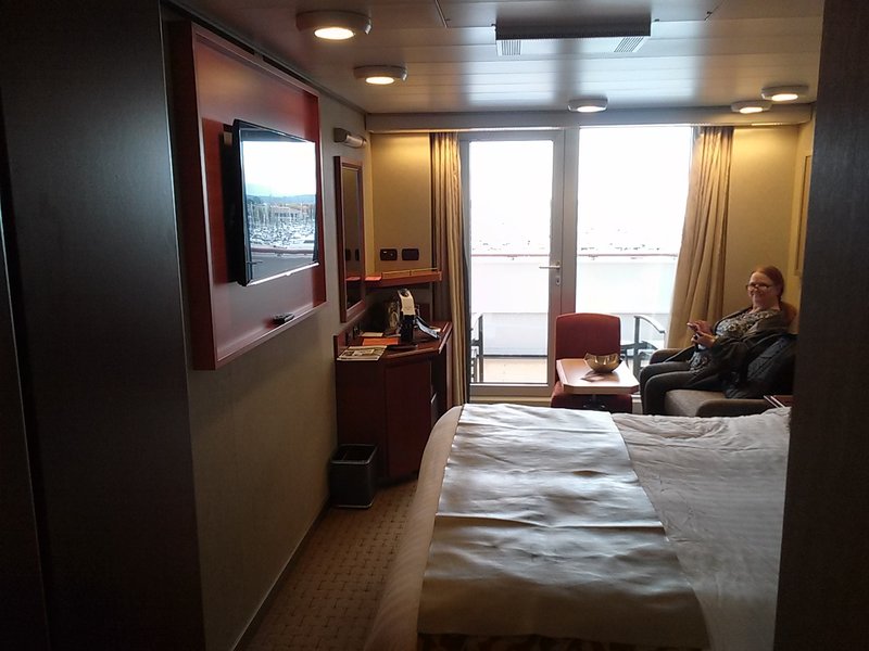 Verandah Stateroom, Cabin Category EM, Eurodam