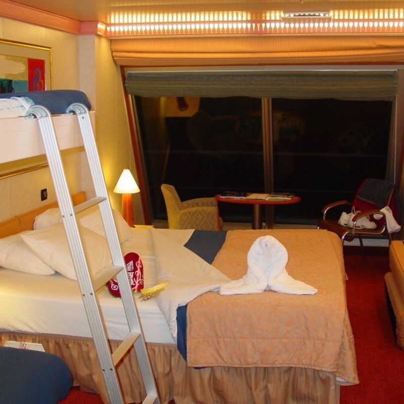 Balcony Cabin 1111 on Carnival Glory, Category 8F