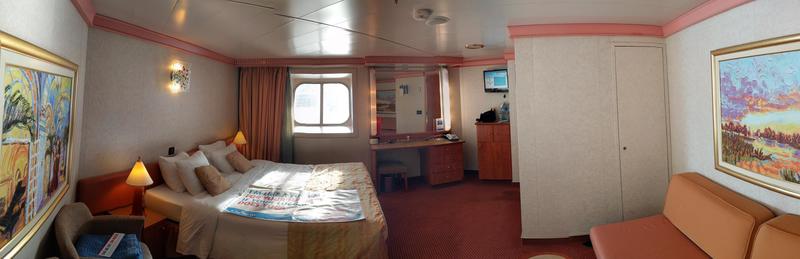 Oceanview Cabin 2477 on Carnival Splendor, Category 6B
