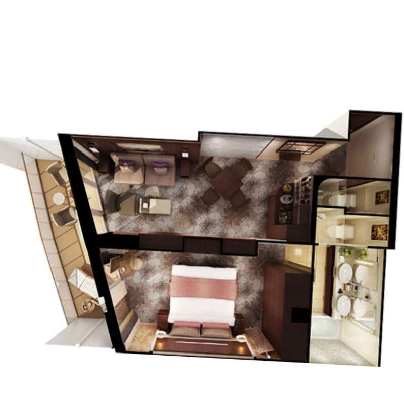 Norwegian Escape Cabins and Staterooms