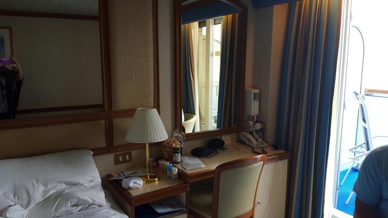 Balcony Cabin A723 on Ruby Princess, Category BD