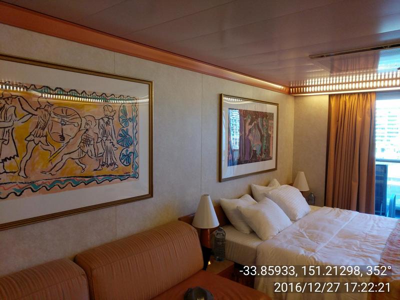 Extended Balcony Stateroom, Cabin Category 8J, Carnival Legend