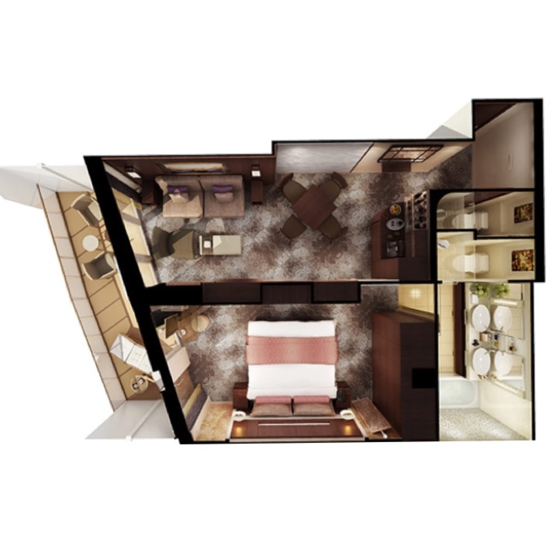 Norwegian Escape Cabins and Staterooms